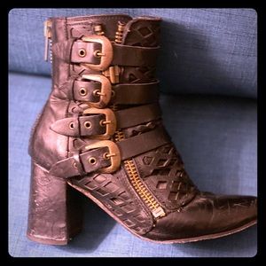 Freebird by Steven Shoes | Nib Steve Madden Freebird Leather Ankle Boot ...